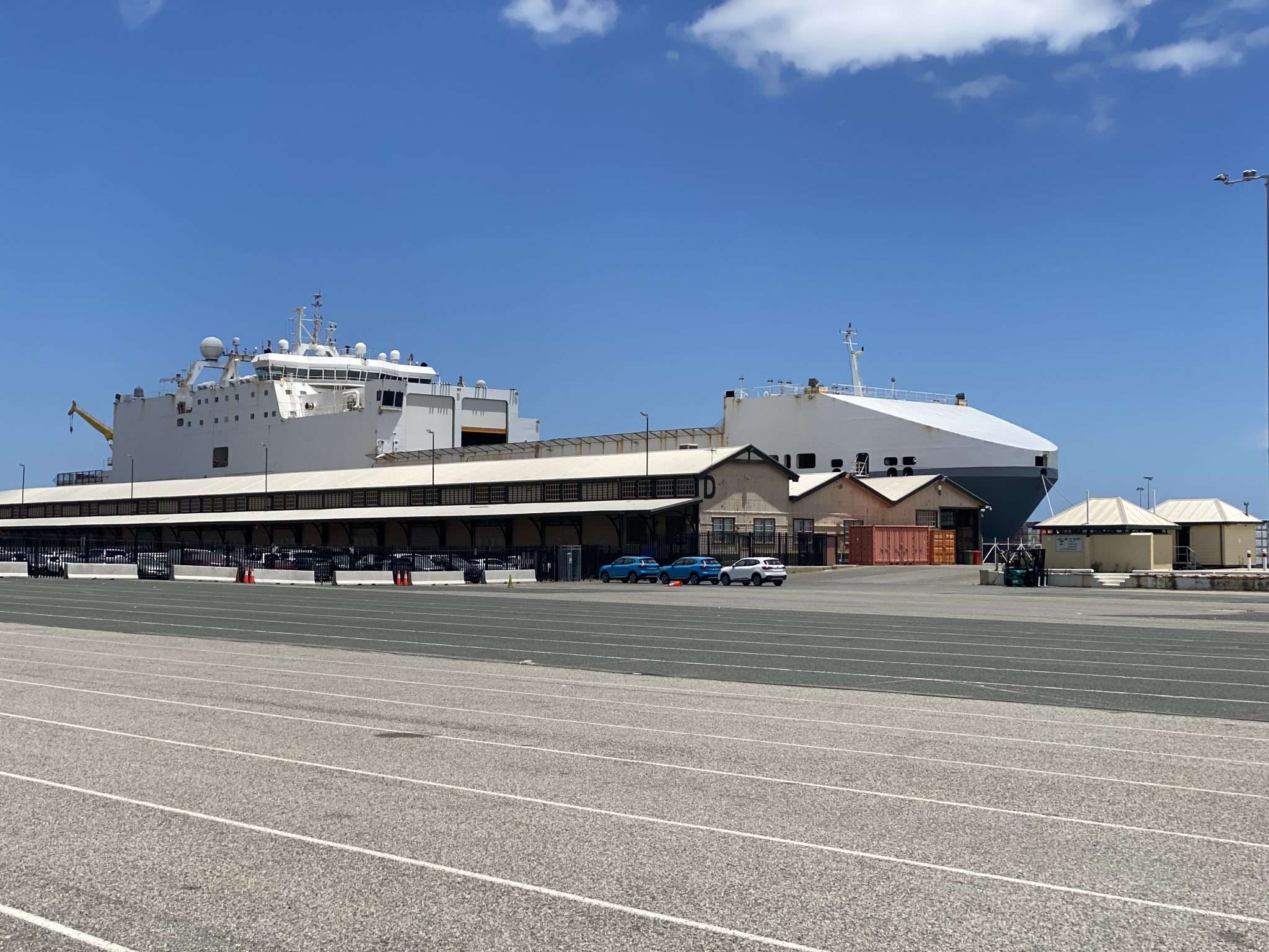 ‘Stealthiest Warship’ AKA Ocean Trader In Port - Fremantle Shipping News