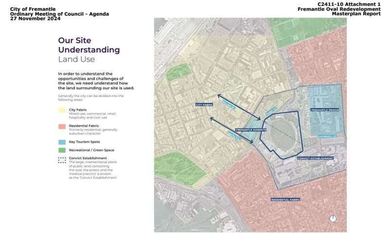 Fremantle Oval Masterplan excerpt - Fremantle Shipping News