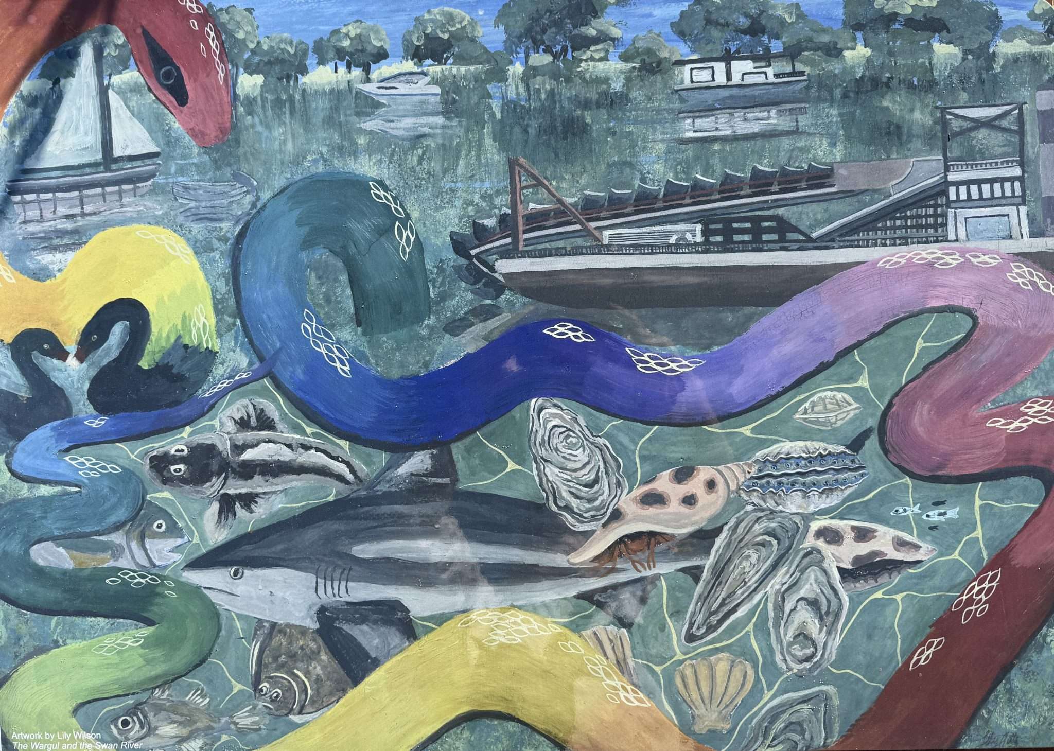 Wargul and Rivers artwork unveiled - Fremantle Shipping News